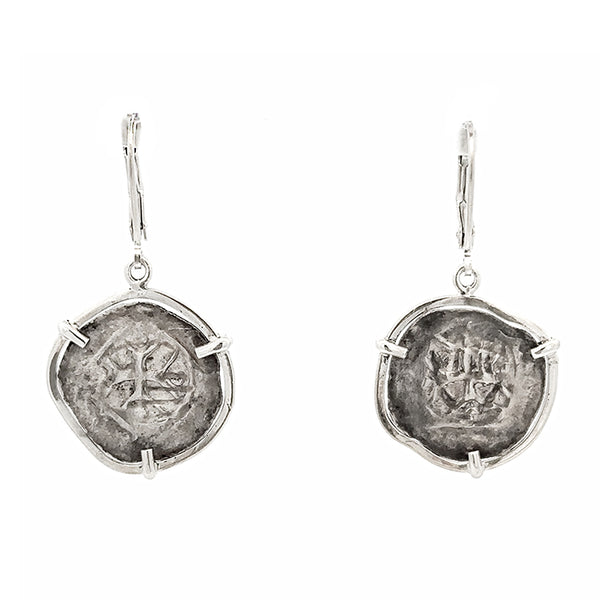 Medieval "Hand of God" Coin Earrings - Cedar Chest Sanibel