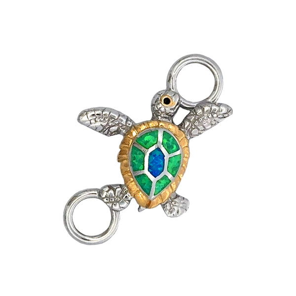 Turtle Bracelet Topper, Sterling - Cedar Chest Sanibel