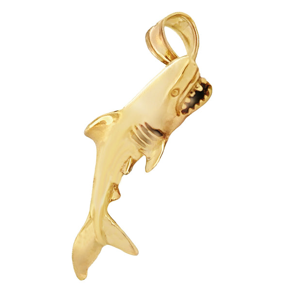 Shark Pendant, 14Kt - Cedar Chest Sanibel