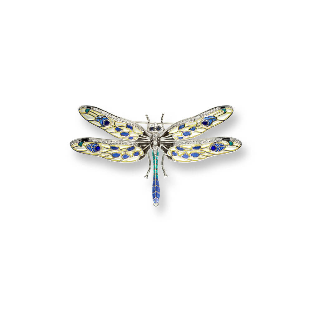 Sterling Dragonfly Pin Pendant Cedar Chest Sanibel