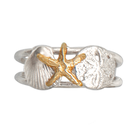 Sea Life Gold Rings - Gold Sea Life Jewelry - Cedar Chest Sanibel